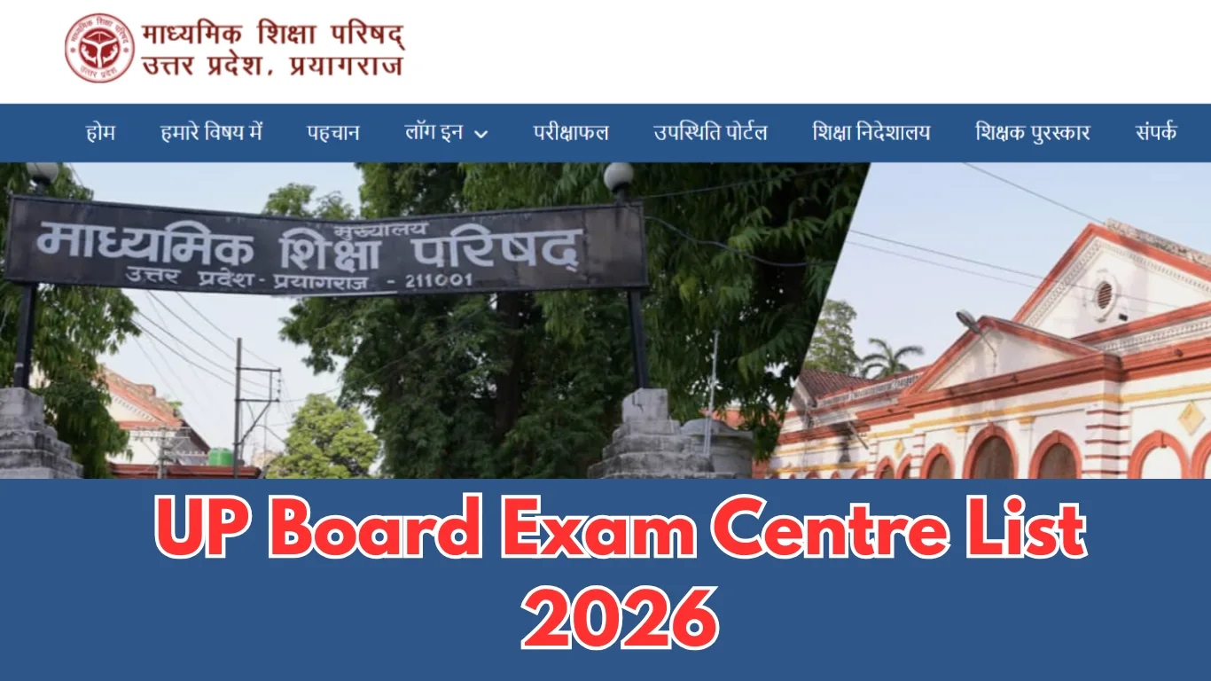 UP Board Exam Centre List 2026 Released: District-Wise PDF Download ...